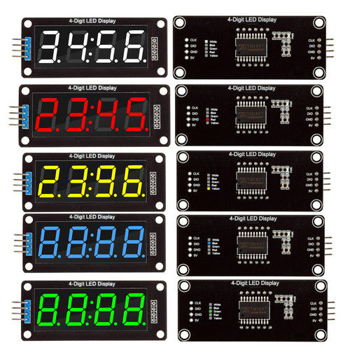 Original Diymore TM1637 0.56 inch 4 Bit LED Clock Tube Display for Arduino White/Red/Green/Blue ...