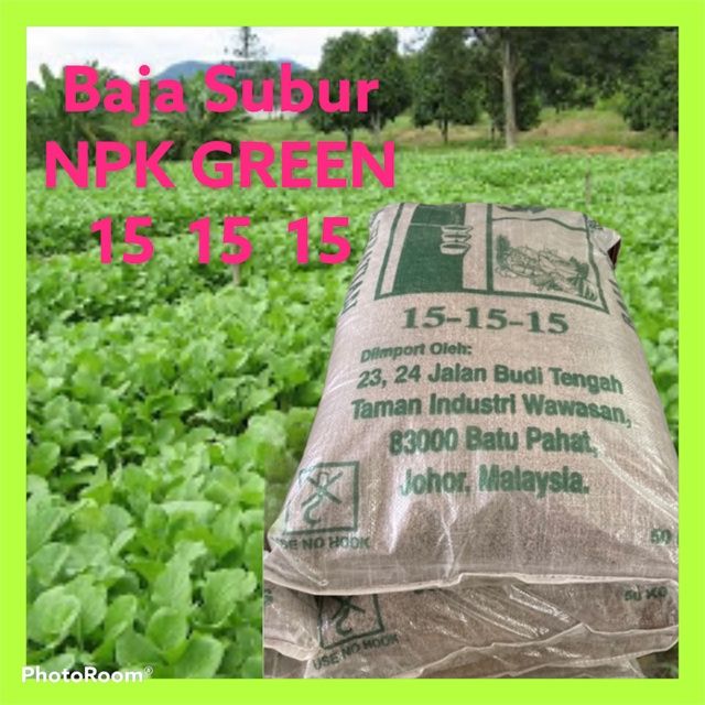 10kg # Baja NPK Green 15 15 15 / Baja Kesuburan, Pembesaran dan ...