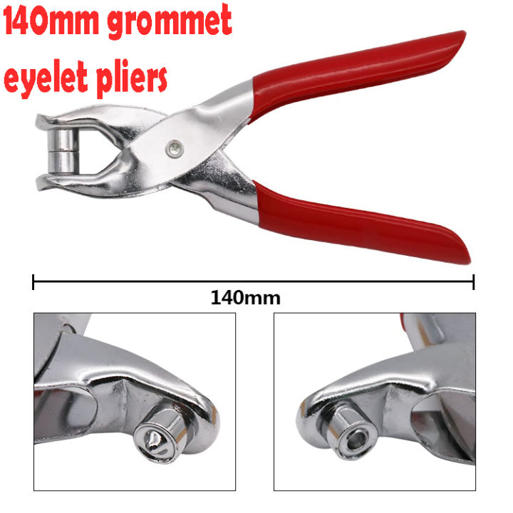 140mm grommet eyelet pliers shoes eyes clamp 50 eyelets for fabric ...