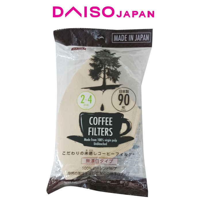Daiso Unbleached Coffee Filters (2-4 cups) | Lazada PH