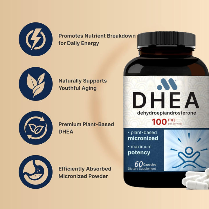DHEA 60 pills | Extra strength, micronized grade, better absorption ...