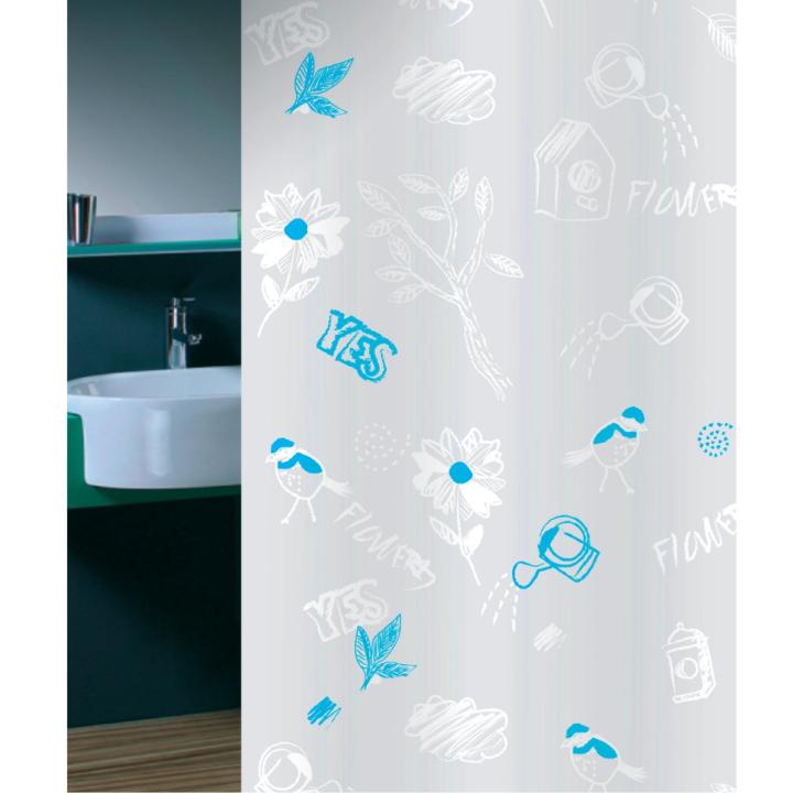 WSP ผ้าม่านห้องน้ำ EVA พิมพ์ลาย / 180x180 cm. รุ่น SCP-45/EVA-020 ...
