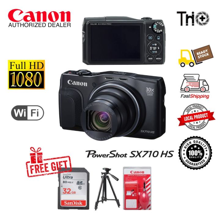 Canon Powershot SX710 HS 20.3mp Cmos Sensor WiFi 30x Optical Images ...