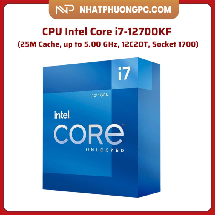 Intel Core i7 12700KF (Up To 5.00GHz, 12 Nhân 20 Luồng, 25M Cache, Alder Lake) | Lazada.vn