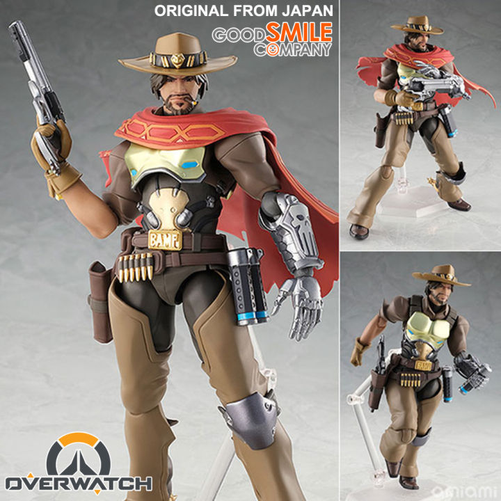 ของแท้ Figma Good Smile Company Max Factory จากเกมดัง Overwatch โอเวอร์วอช Jesse McCree เจสซี่ ...