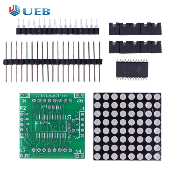 MAX7219 SPI โมดูลแสดงผลด็อตเมทริกซ์/Qspi/ ไมโครไวร์โมดูลการควบคุม MCU LED เมทริกซ์โมดูลแสดงผล ...