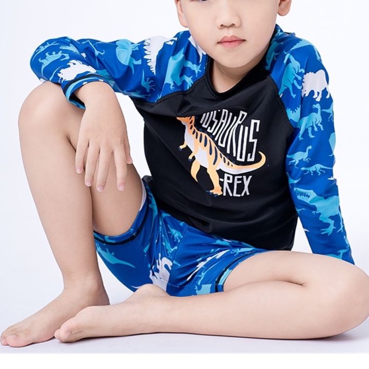 1-12yrs Old Rushguard set swimming swimsuit Terno beach for boy Kid's ...