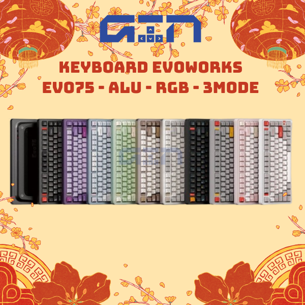 [HÀNG SẴN] Bàn Phím Cơ Custom EVO75 Keyboard | 3 Modes | Nhôm | Led RGB ...
