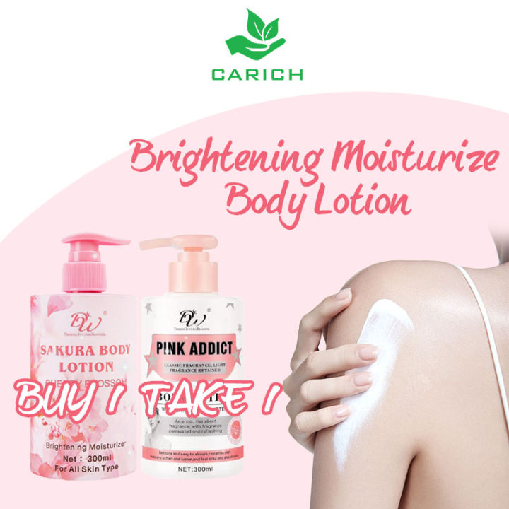 DW Sakura SPF30 PA+++ Body Lotion 300ml + Pink Addict Body Lotion 300ml ...