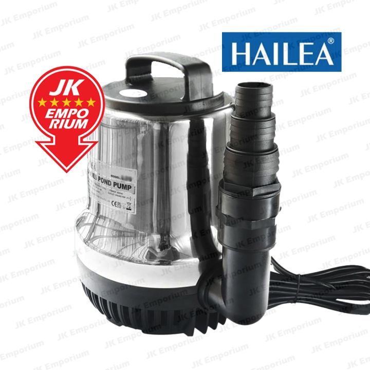 Hailea Stainless Steel Submersible Fish Pond Circulation Pump Koi ...