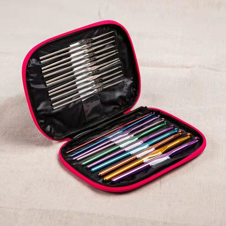 Full Set Crochet Hook / Jarum Kait/ 钩针套组/针织钩针 | Lazada