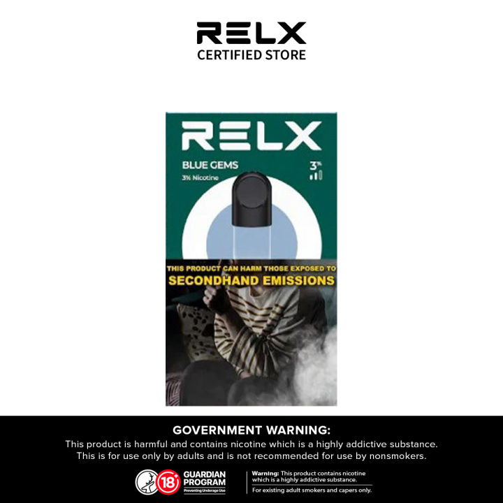 RELX INFINITY POD- BLUE GEMS 18mg/ml Nicotine | Lazada PH