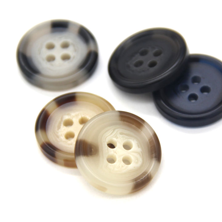 15/18/20/23/25mm Imitate Horn Pattern Coat Resin Buttons For Clothing ...
