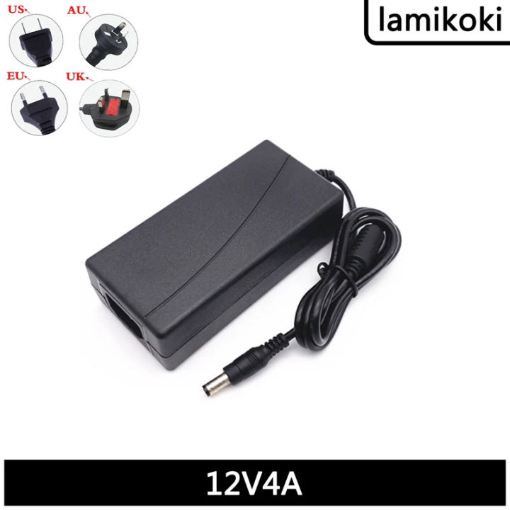 12V 4A AIC desktop monitor power adapter transformer LCD screen cable ...