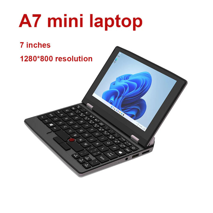 A7 Windows 11 Mini Pocket Laptop 7นิ้ว Touch Screen J4115 DDR4โน๊ตบุ๊ค ...