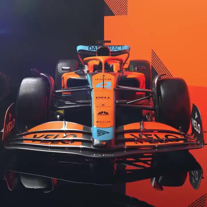 Atari-Urago 1:43 2022 F1 McLaren MCL36 #3 Daniel Ricciardo #4 Lando ...