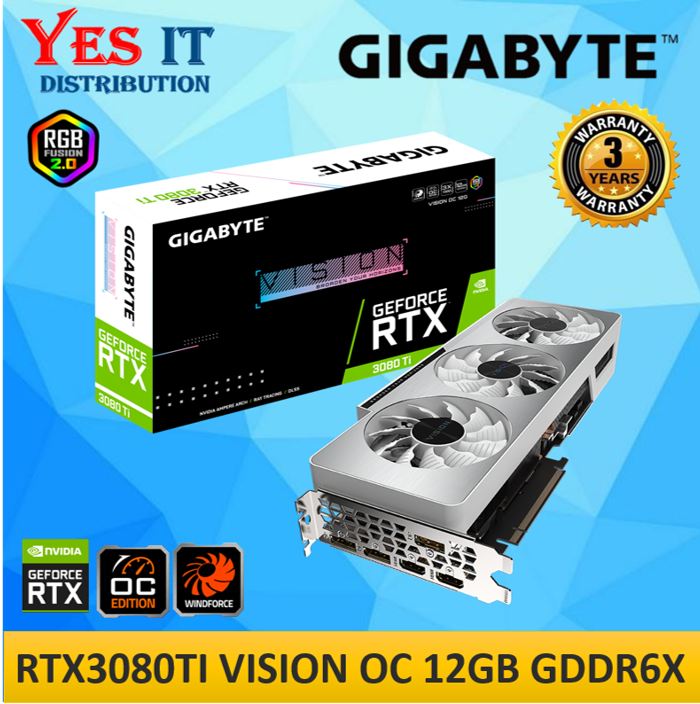 2025 Brand Authenticity GIGABYTE GeForce RTX 3080 TI VISION OC 12GB ...