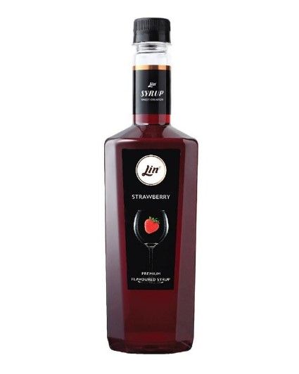 Lin Flavoured Syrup Strawberry ลิน ไซรัป กลิ่นสตอว์เบอร์รี่ 750ml ...