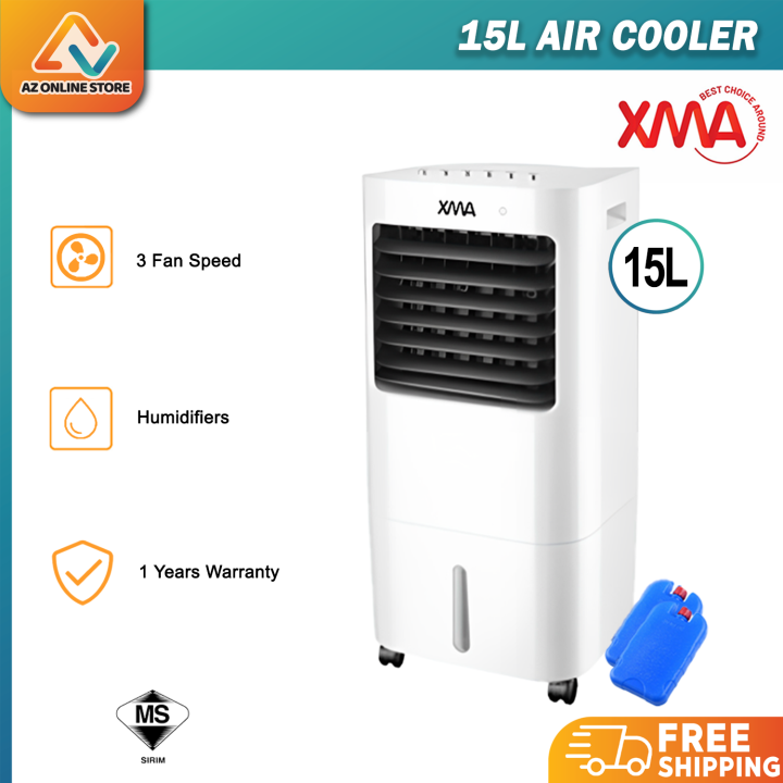 NEW XMA By AIWA Air Cooler XMA-1588AC With Automatic Head Swing 15L ...