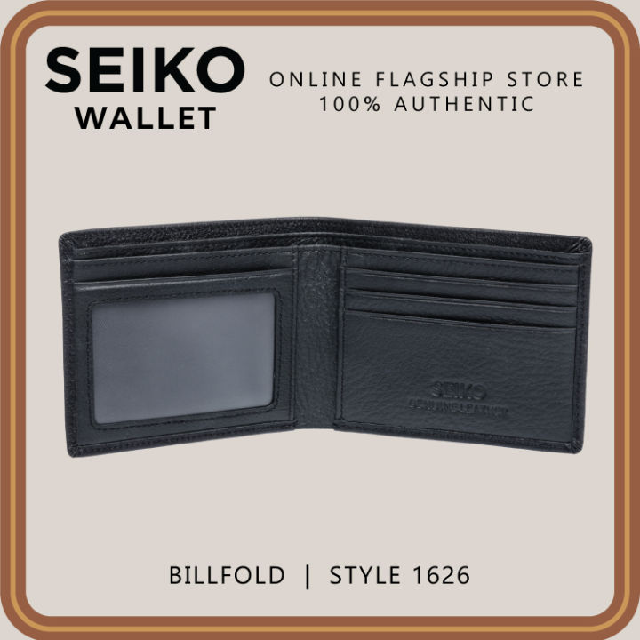 Seiko Wallet - Genuine Leather Billfold (With RFID Blocker) - 1626 ...