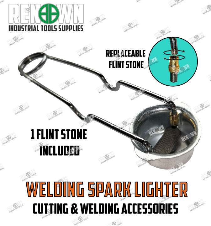 Welding Cup Spark Lighter Igniter with flint stone for Acetylene ...