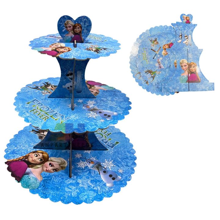 Frozen Elsa and Anna Theme Party Decoration Cupcake Stand Party Needs ...