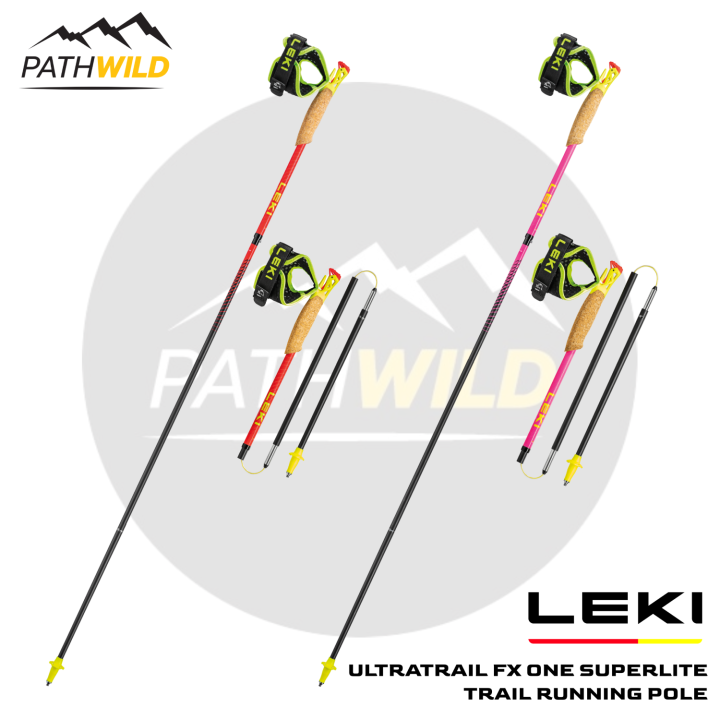 LEKI ULTRATRAIL FX ONE SUPERLITE TRAIL RUNNING POLE ไม้เท้าสำหรับวิ่งเท ...