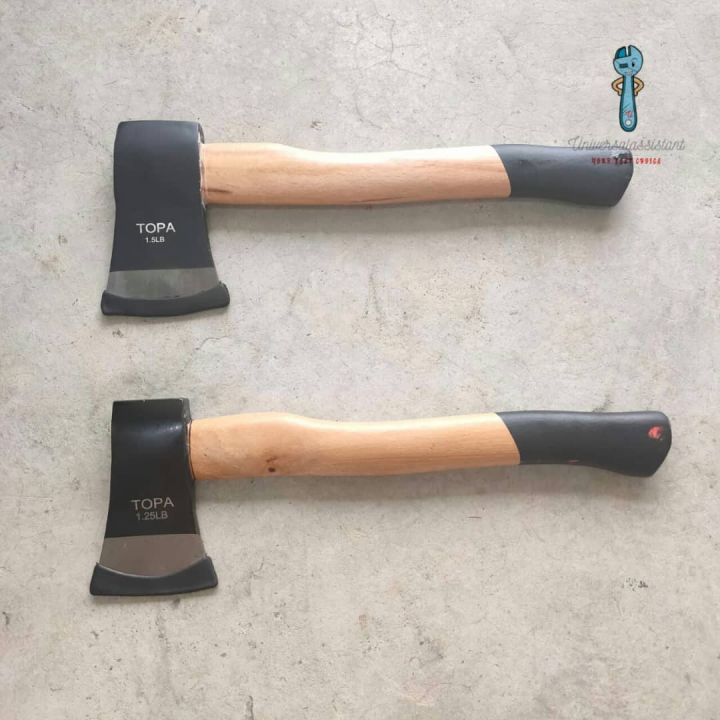 ‘Top-A’ Black Wood Handle Axe | Kapak Hitam | Lazada