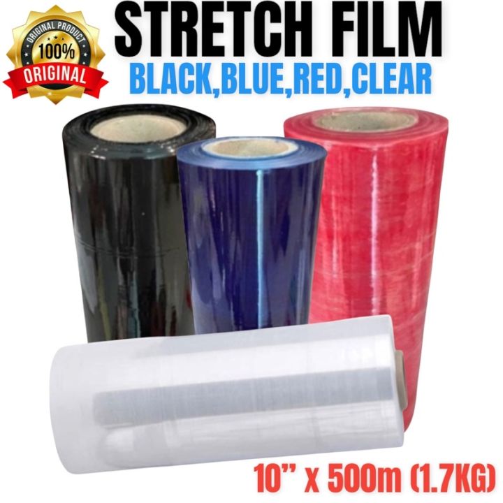 STRETCH FILM (10” x 500m) Assorted Colors Available | Lazada PH