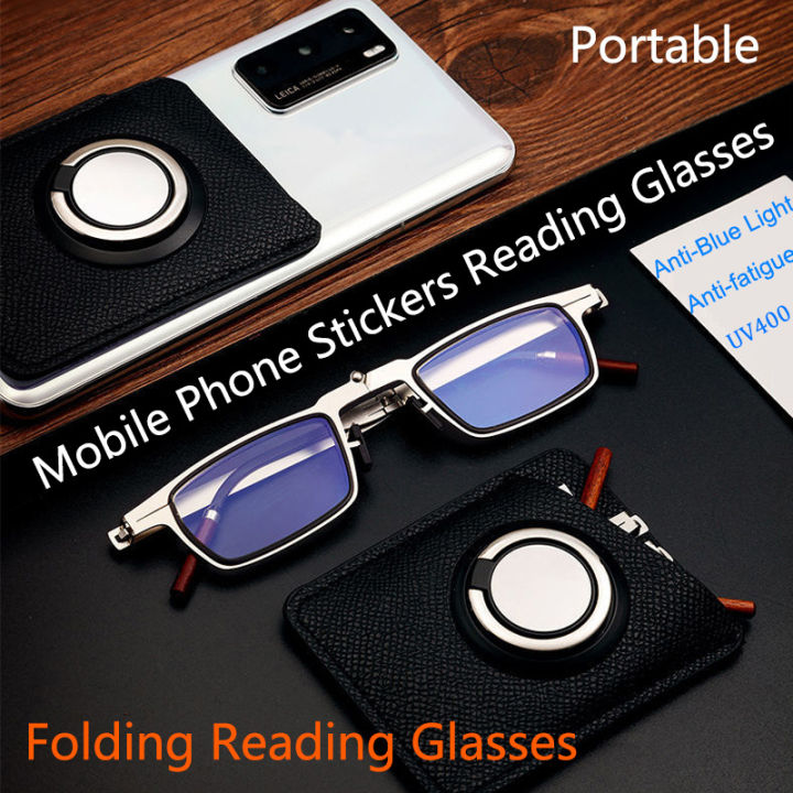 Ultra-thin Folding Reading Glasses Men Portable Men Anti-Blue Light ...