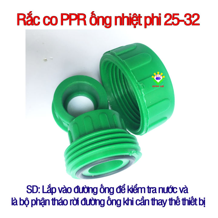 Rắc co PPR ống nhiệt phi 25-32 phụ kiện máy nước nóng năng lượng mặt ...