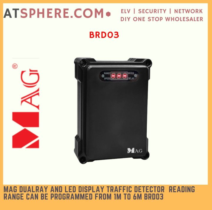 MAG Dualray and LED Display Traffic Detector Reading Range can be ...