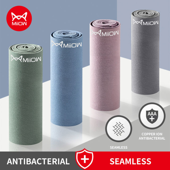 MiiOW [Store] 3Pcs Hot Sale Modal Sexy Men Underwear Man Boxer Underpants Breathable Trunk Men's ...