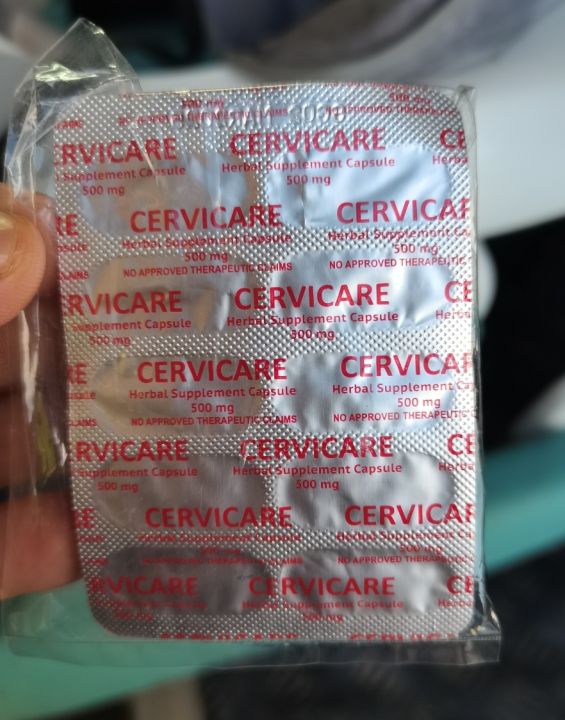 AUTHENTIC CERVICARE FOOD SUPPLEMENT CAPSULE 1BLISTER(10PCS.)//Nanz ...