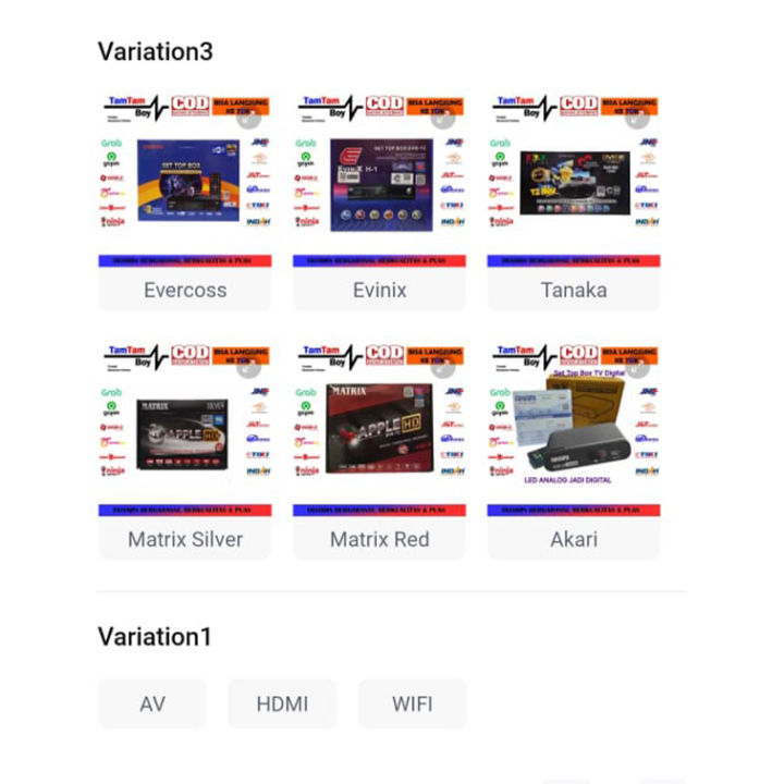 Set Top Box STB Venus Cabe Rawit H5 DVB-T2 UHF Digital Full HD | Lazada Indonesia