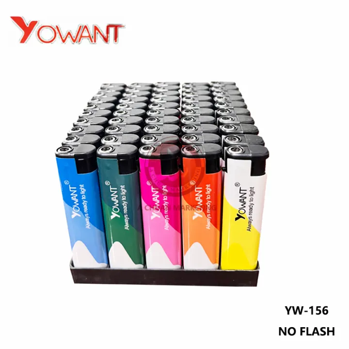 YOWANT Lighters Windproof Lighter No Flash #156-50pcs/1box | Lazada PH