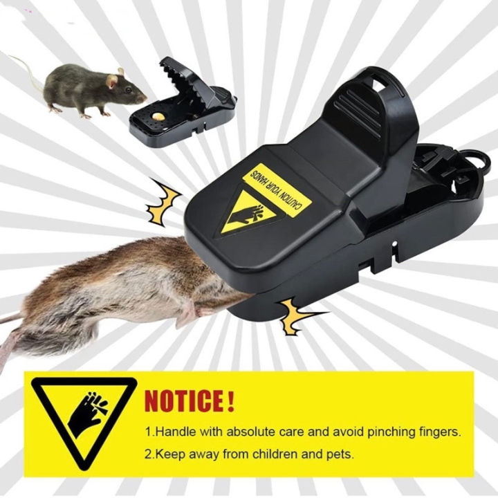 MOUSE TRAP RAT TRAP RAT BAIT MICE CATCHER REUSABLE SPRINT RODENT TRAP ...