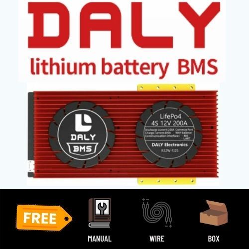 DALY Lifepo4 BMS 4S 12V 200A compatible w/ 32650 3.2v solar battery Wide Application. | Lazada PH
