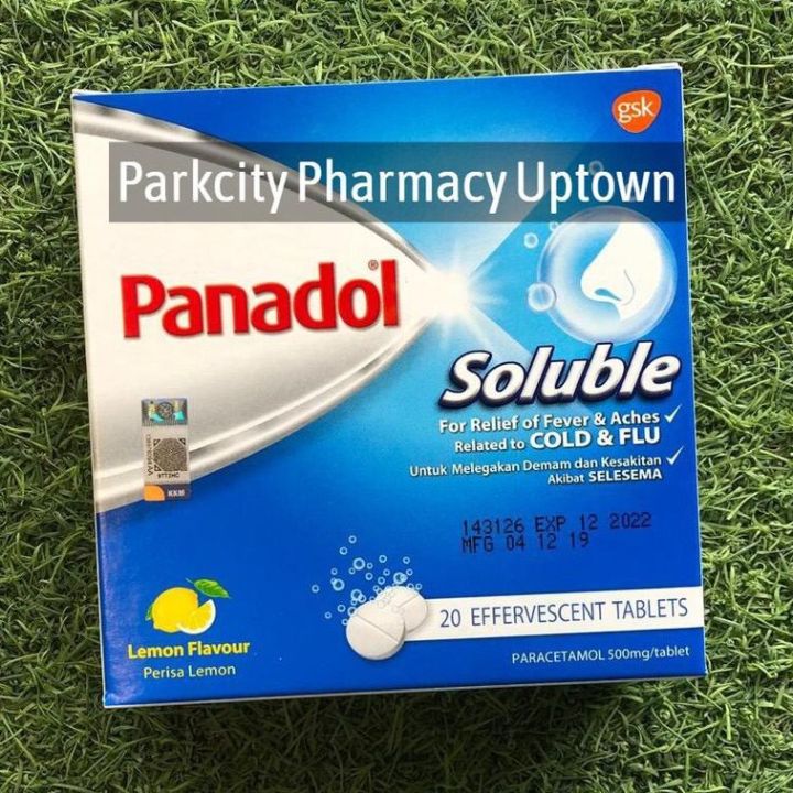 Panadol Soluble Effervescent Tablets 20s | Lazada