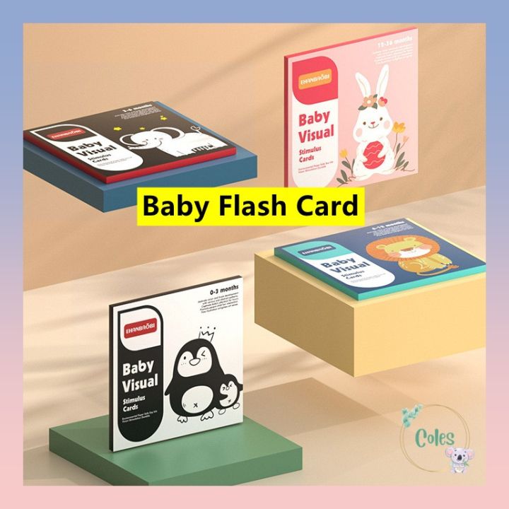 Montessori Baby Flash Card Baby Sensory Card Ehan Baby Visual Stimulus ...
