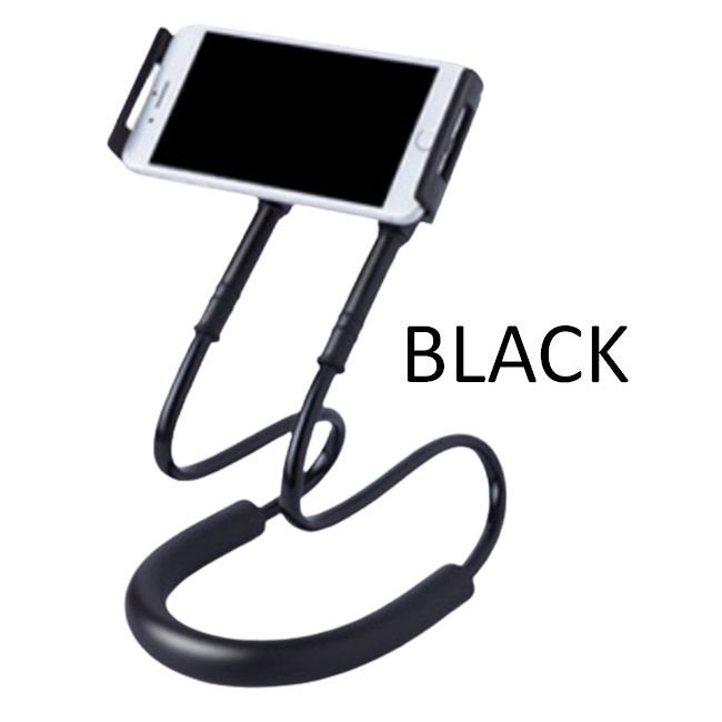 Universal Hanging On Neck Lazy Bedside Phone Holder DIY Free Rotating ...