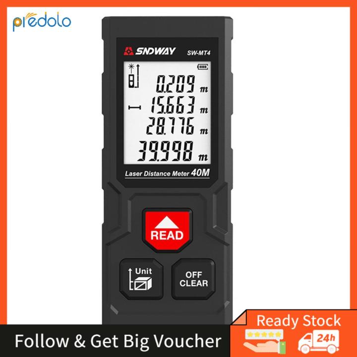 predolo Infrared Distance Meter Professional 131 Feet Handheld ...