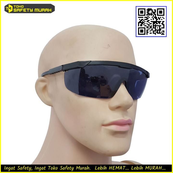 Kacamata Hitam Kerja Safety Untuk Las Gerinda Bor | Lazada Indonesia