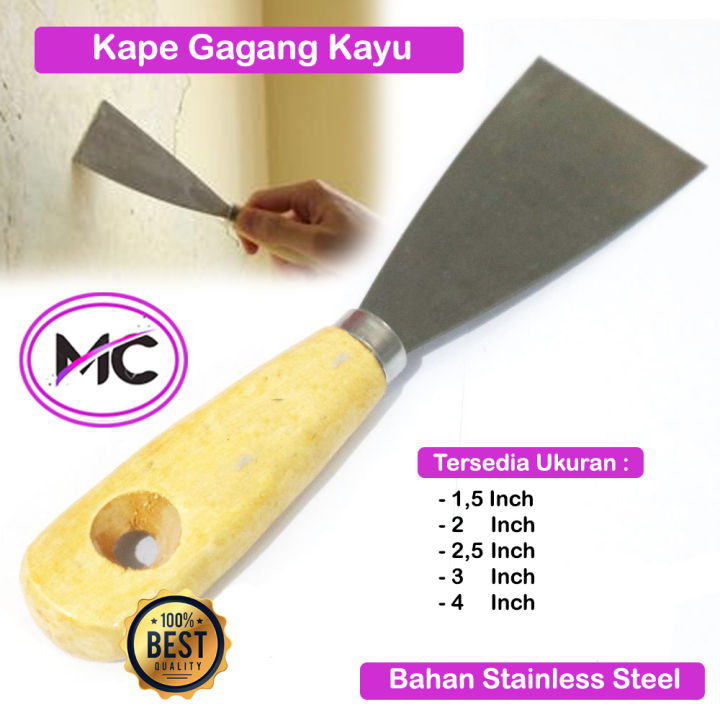 Kape Gagang Kayu Murah Sekrap Besi Anti Karat Untuk Gypsum Plafon ...