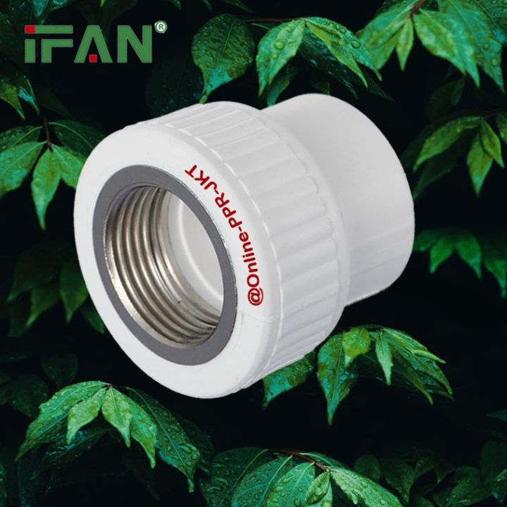 1bh Sok-drat dalam PPR putih, ukuran 20mmx½", PPR kelas PN 25 | Lazada ...