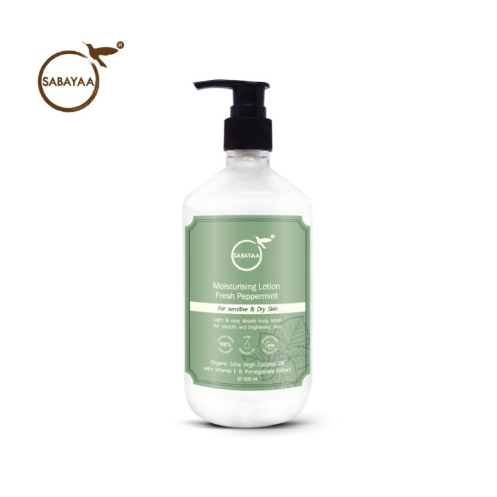 SABAYAA สบาย่า โลชั่นสูตรน้ำ กลิ่น เปปเปอร์มิ้น 500ml. | Lazada.co.th