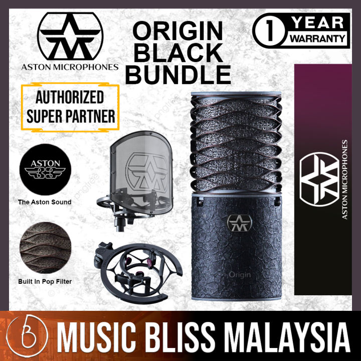 Aston Microphone Origin Black Bundle Large-diaphragm Condenser Microphone | Lazada
