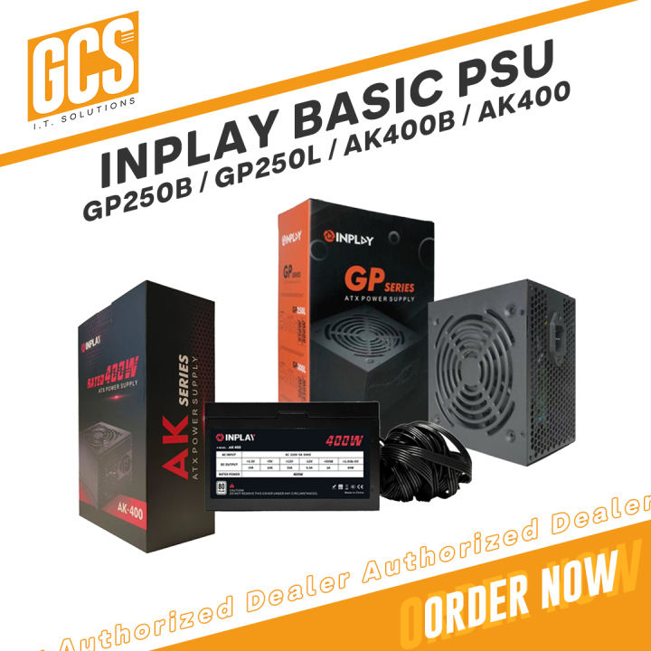 Inplay GP250B GP250L 250W / AK400B AK400 400W Rated PSU Long Wire w ...