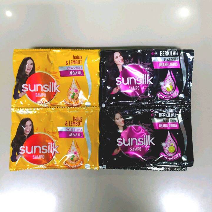 shampo sunsilk sachet 1 renceng isi12 | Lazada Indonesia