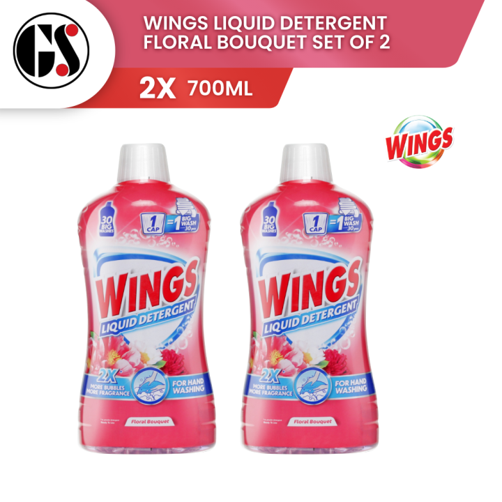 Wings Liquid Detergent Floral Bouquet 700ml Set of 2 | Lazada PH